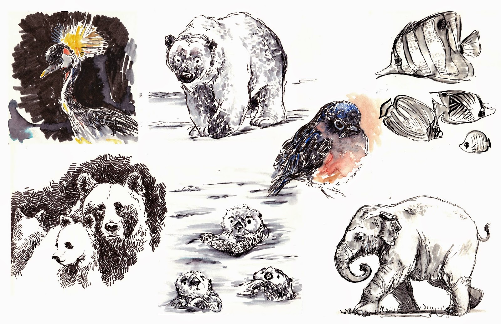 Ariel Silverstein: Sketchbook Doodles