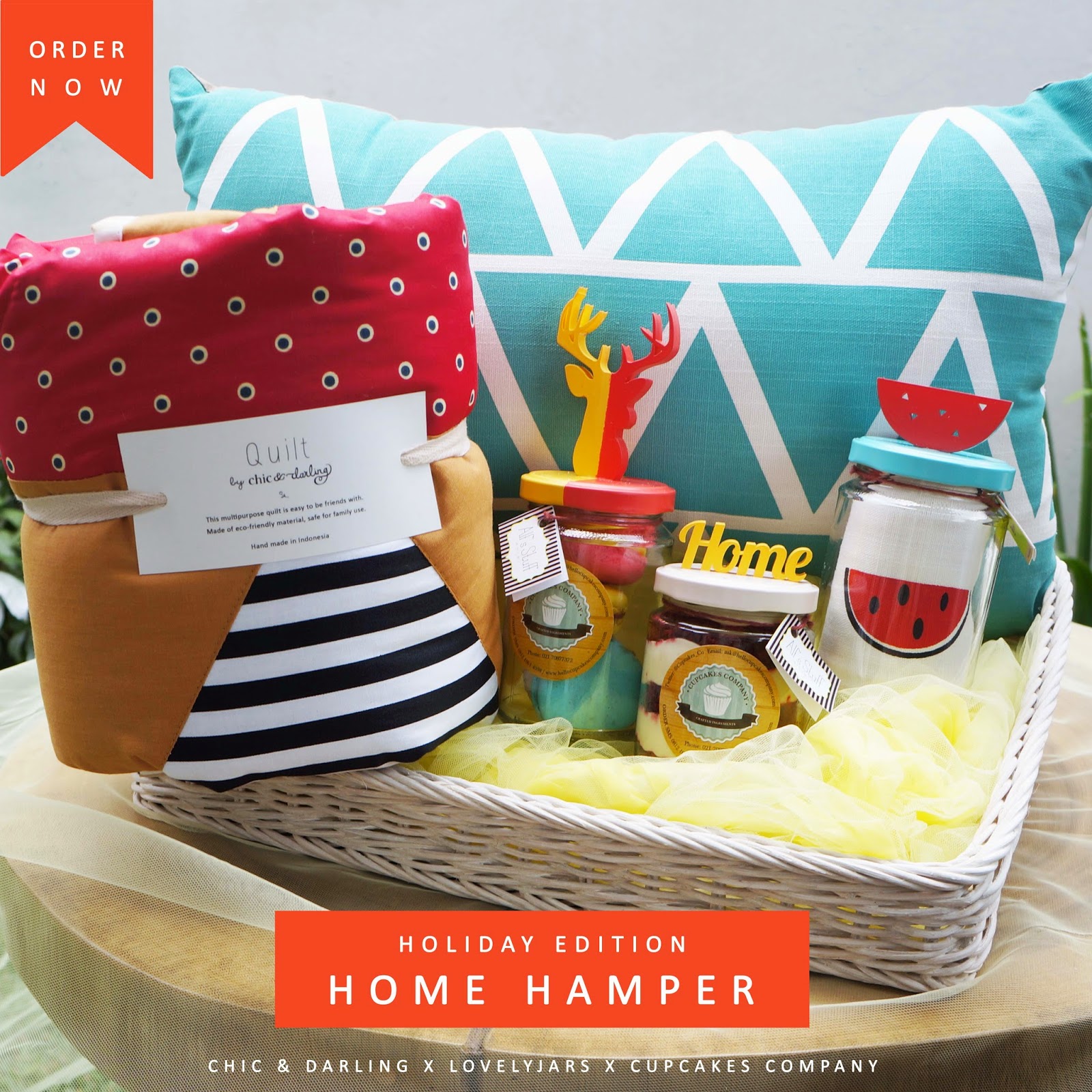 CHIC & DARLING: Our very first "HOME HAMPER" - Holiday edition