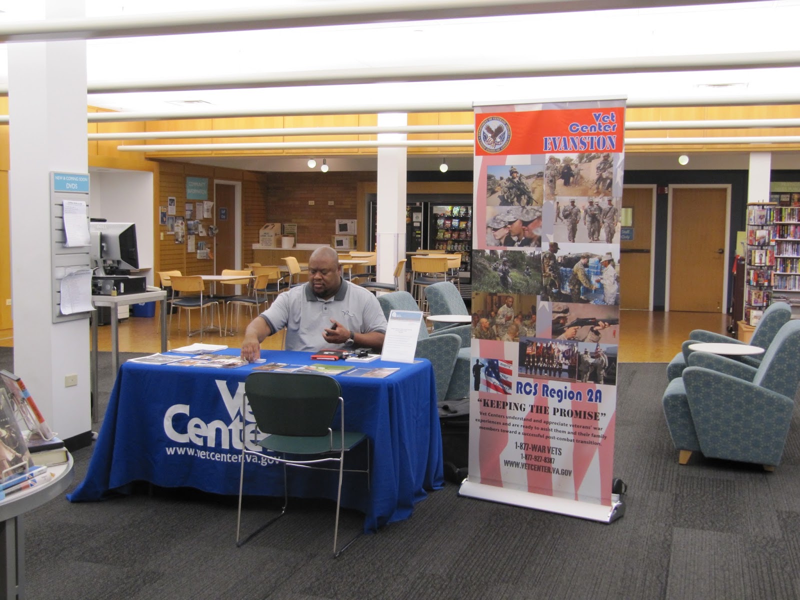 Veterans History Project, Niles IL: Veterans Information Table at Niles ...
