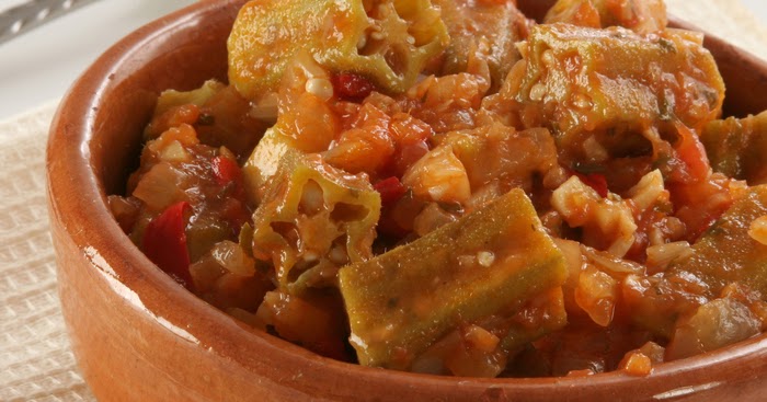 Bamia - Okra and Tomato Sauce Recipe | LEBANESE RECIPES