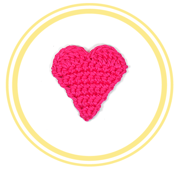 Corazón de Crochet #2 (mediano) - PATRONES VALHALLA: Patrones gratis de ...
