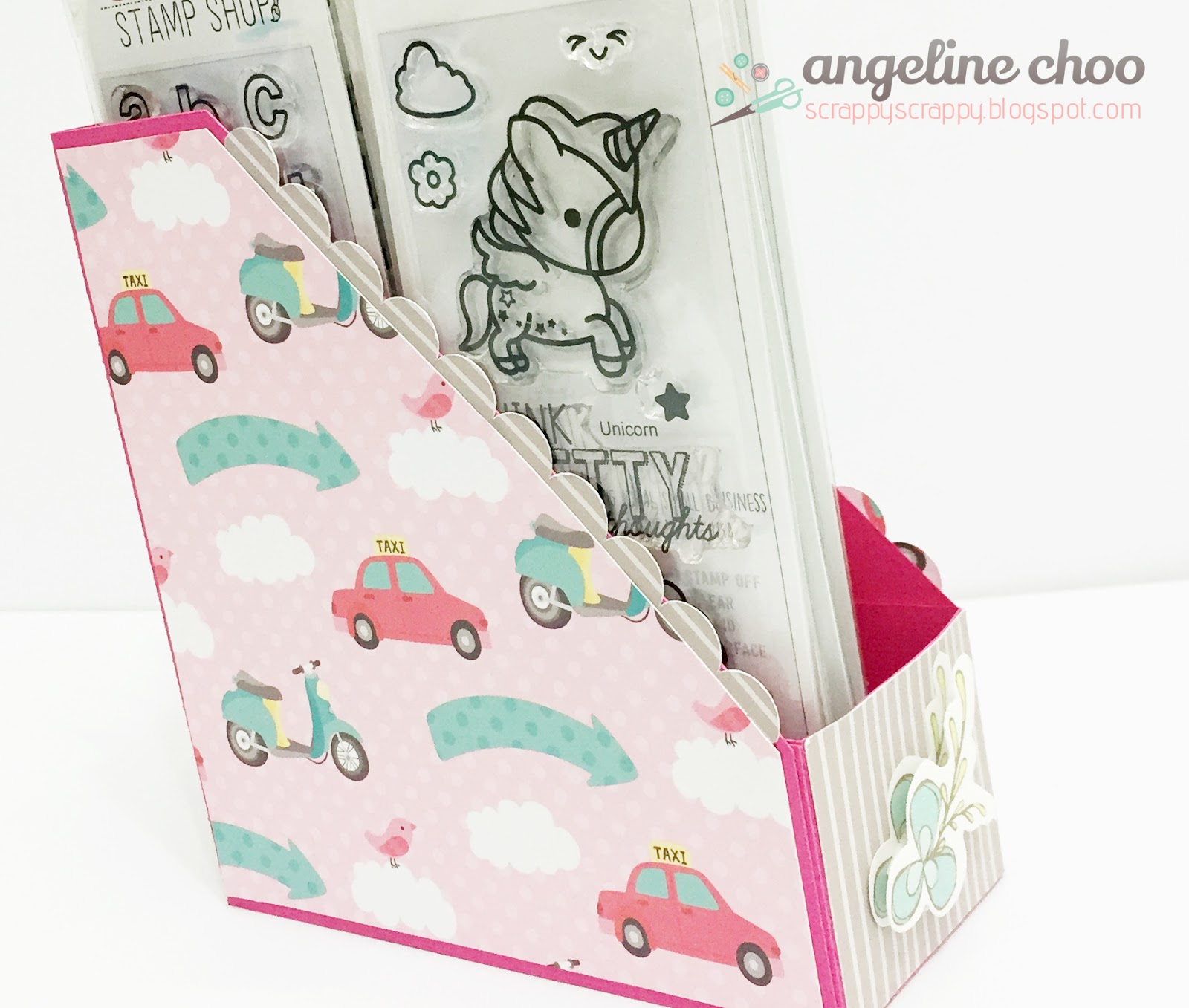 File Folder Box - stamp storage - Scrappy Scrappy