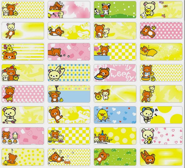 Cartoon Name Sticker Printing Singapore at Iris Morris blog