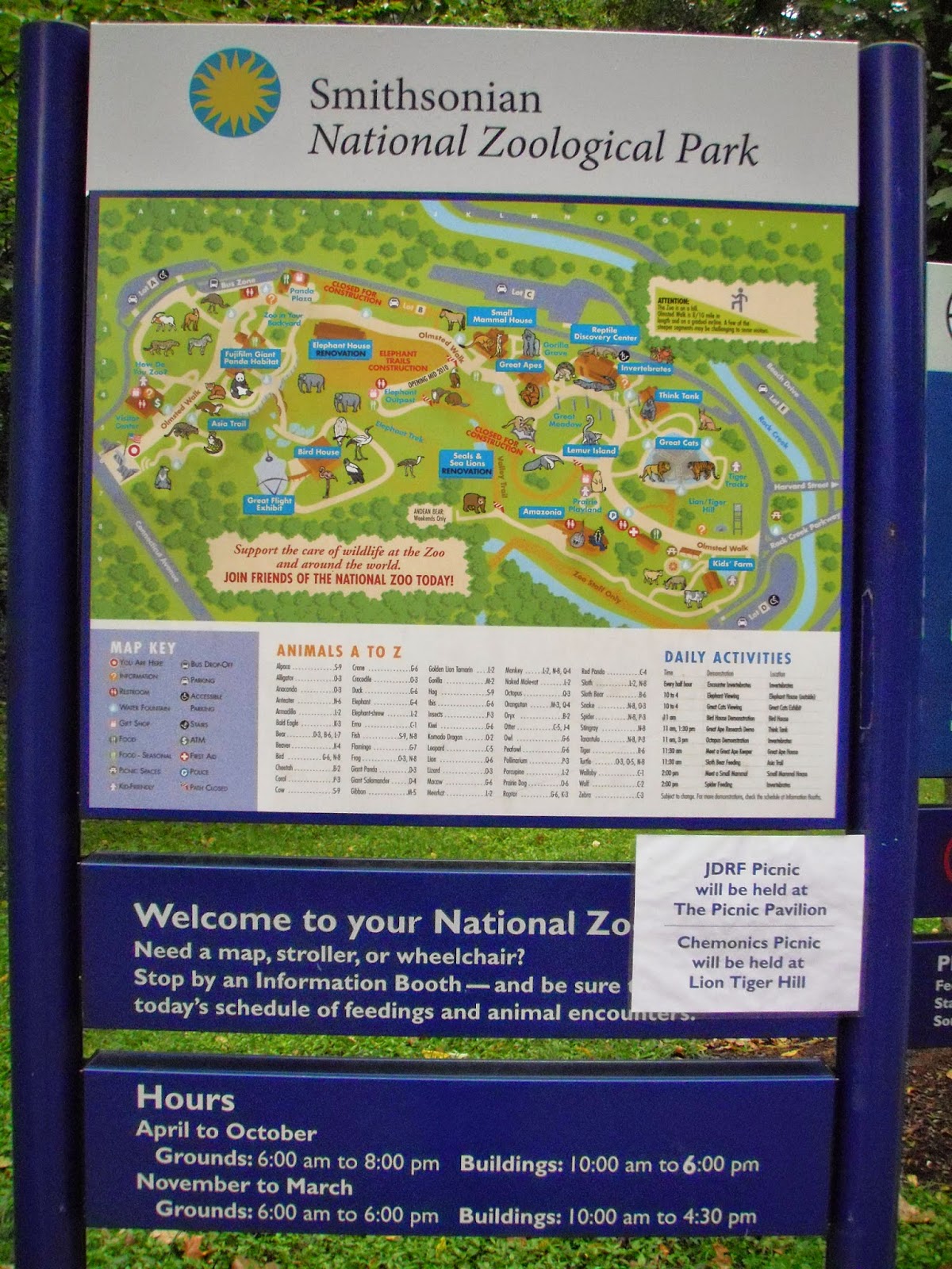 Miquelli's Amerikablog: Activiteit: Smithsonian National Zoological ...