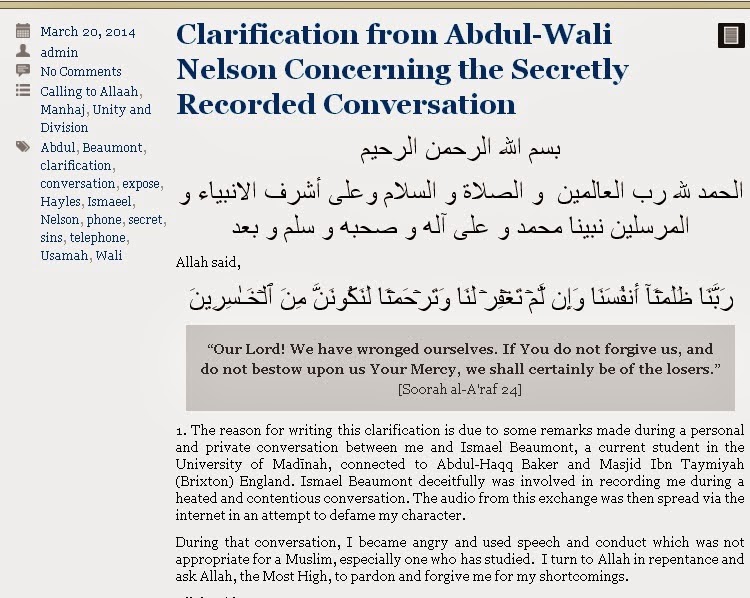 Salafi Aqeeda - THE FLAMING FALCON SWOOPING DOWN ON THE DISSENTERS OF ...