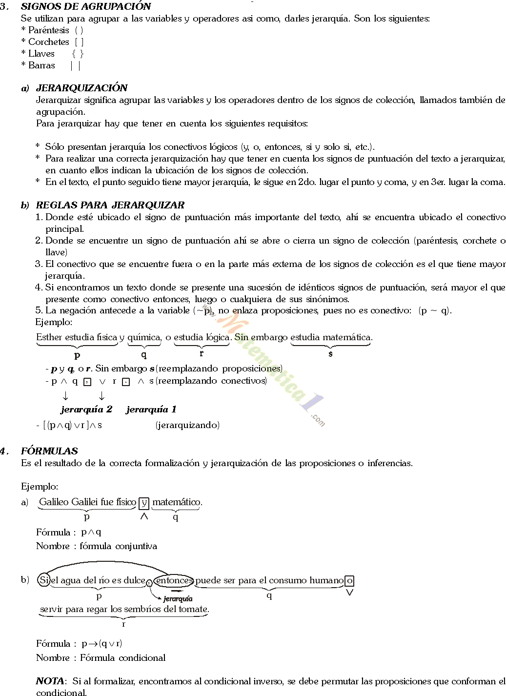 FORMALIZACIÓN DE PROPOSICIONES EJERCICIOS RESUELTOS DE SIMBOLIZACIÓN EN ...