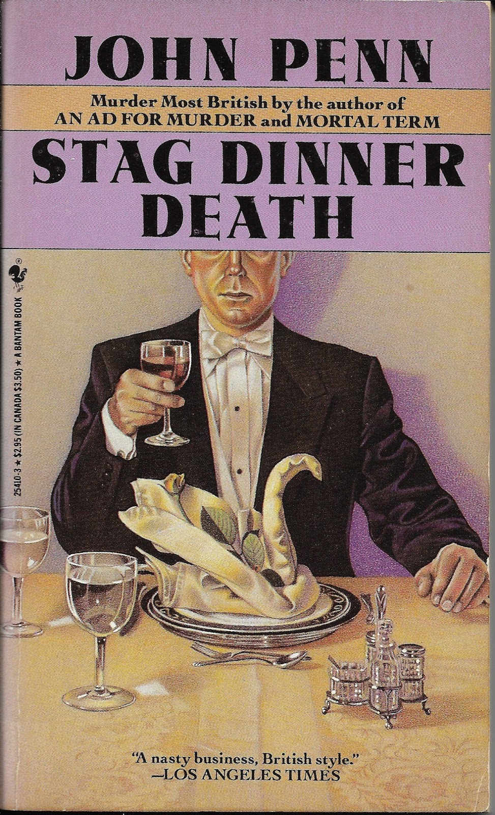 MY READER'S BLOCK: Stag Dinner Death: Review