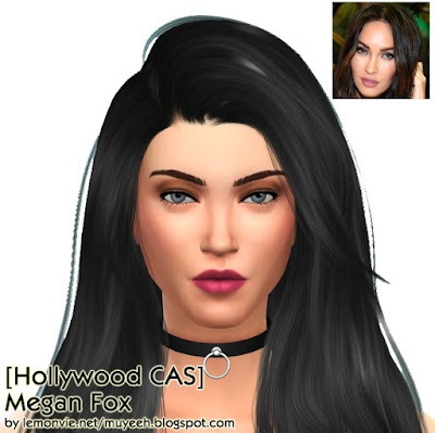 My Sims 4 CAS - Megan Fox - Imagination Sims 4 CAS