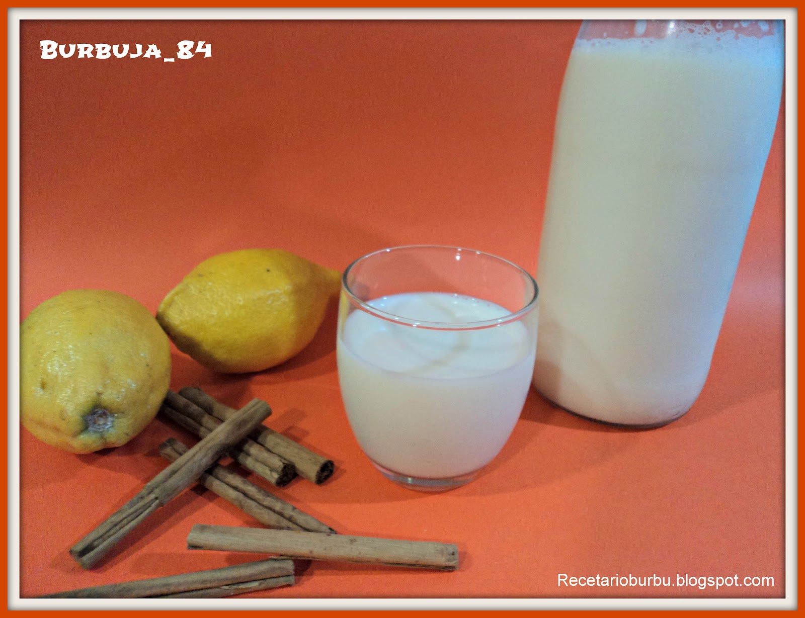 Recetario Burbu: Leche con canela y limón th