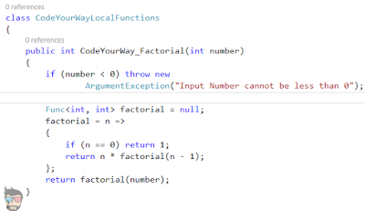 C# 7.0 Potential Features – Local Functions