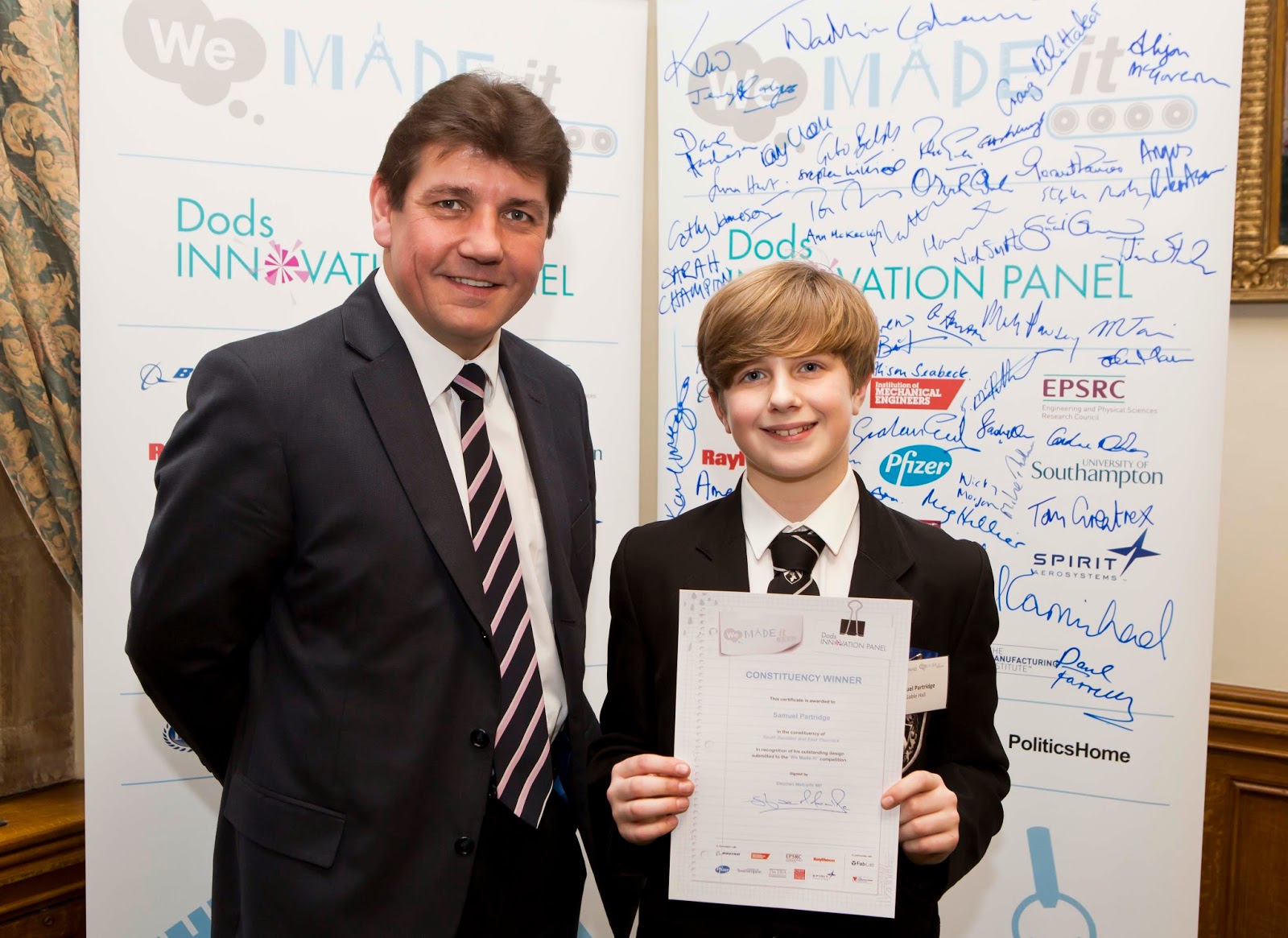 Stephen Metcalfe: Stephen Metcalfe MP meets local winner at the We Made ...