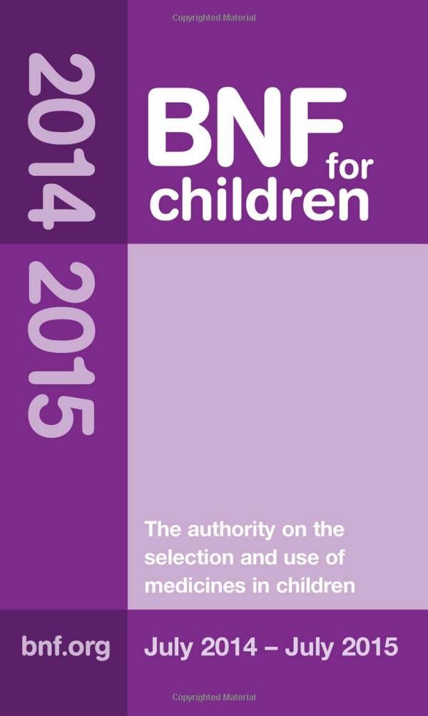 marketing drugs: BNF for Children 2014-2015