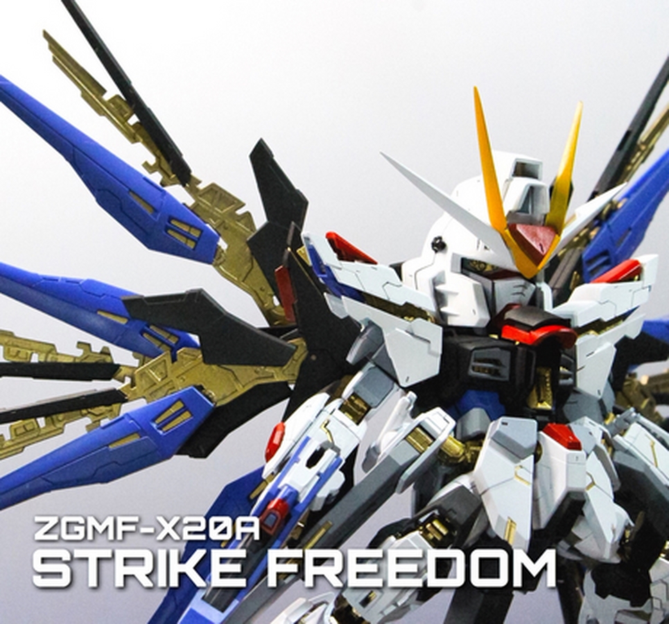 GUNDAM GUY: SD x RG 1/144 Strike Freedom Gundam - Custom Build