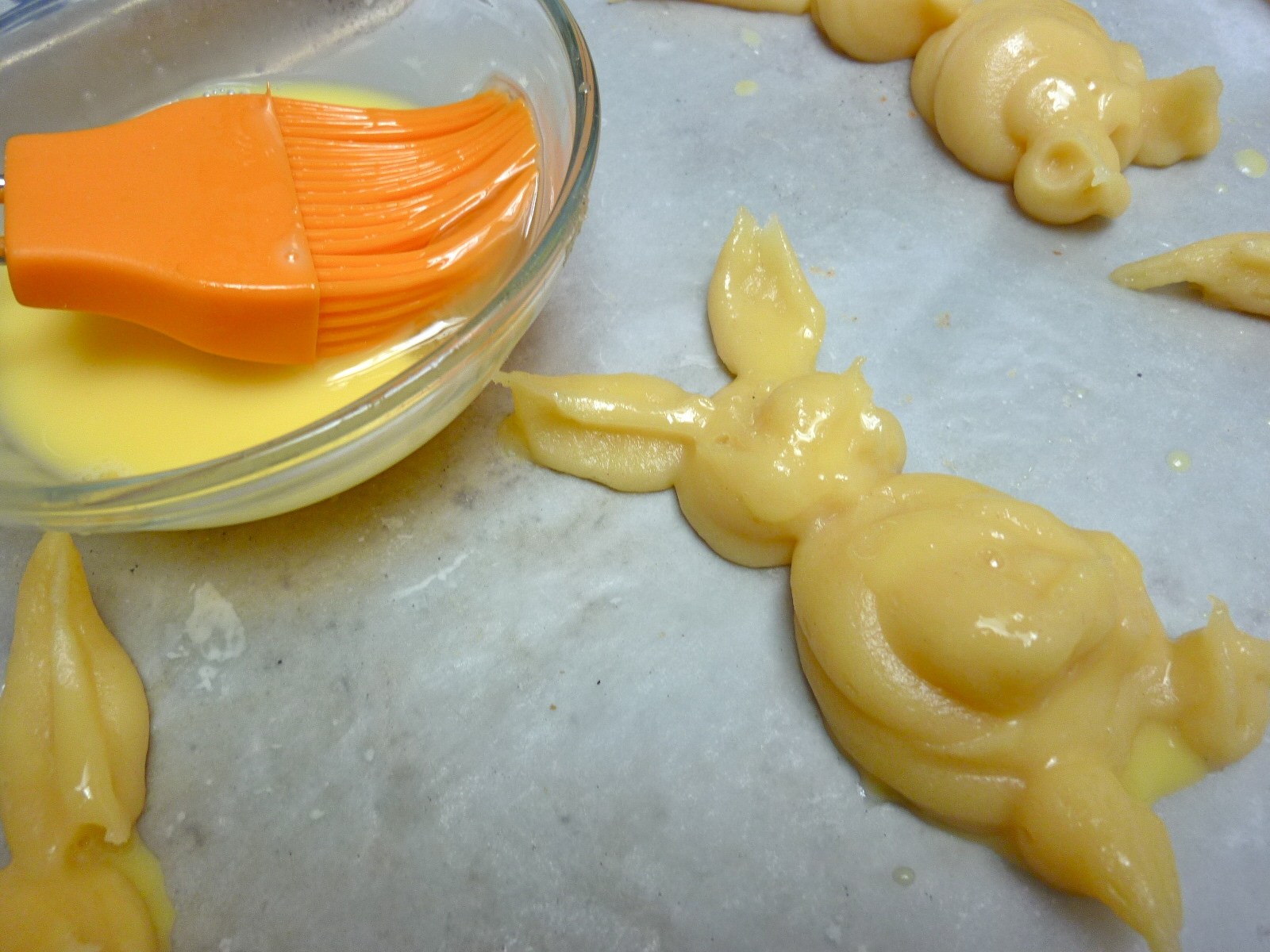 Pink Easter Bunny Eclairs with Key lime Curd Filling – Diary of a Mad ...