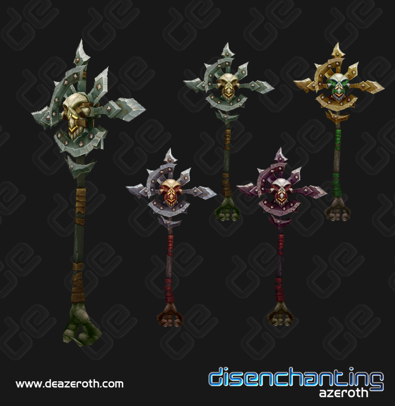 Disenchanting Azeroth: Mists of Pandaria Beta : New Weapon & Shield Models