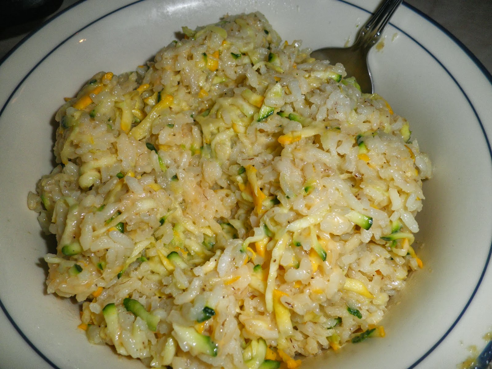 Secrets from the Cookie Princess: Cheesy Zucchini Rice