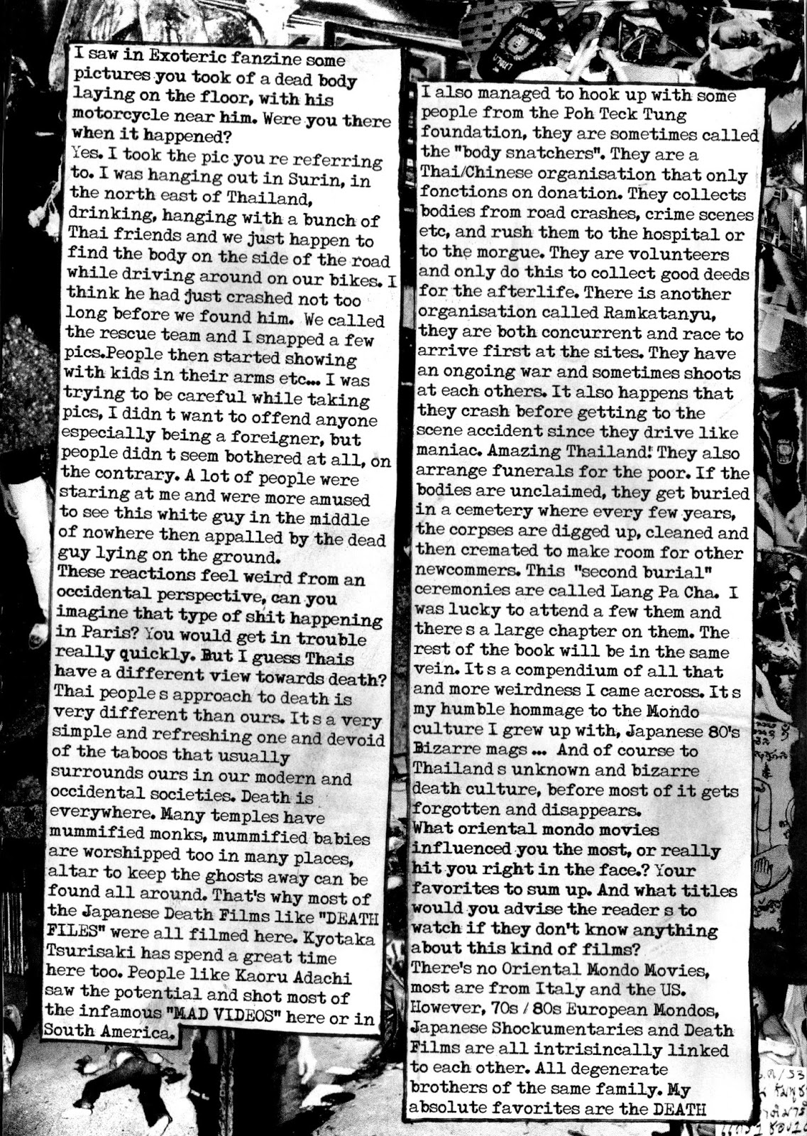 Stephen Bessac / Kickback (Interview) part I