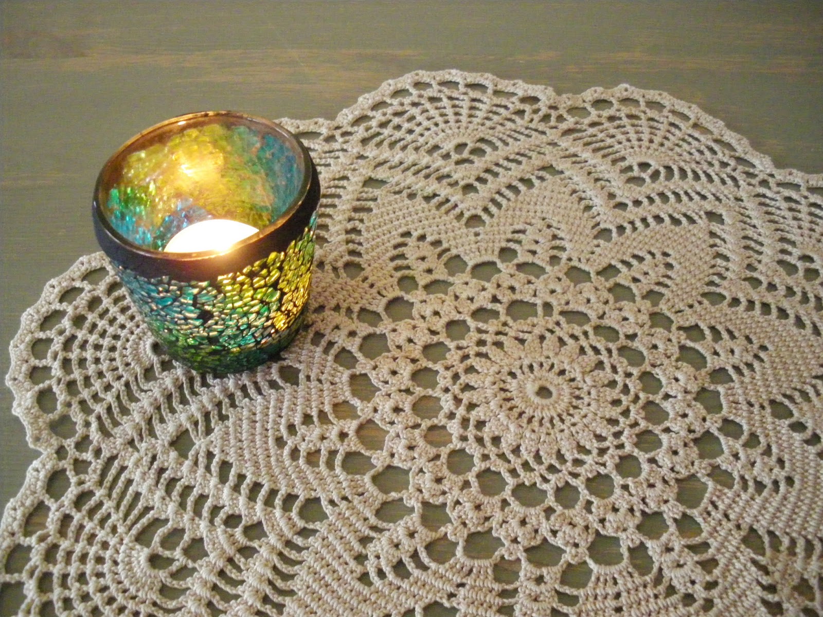 Relasé: Centrotavola all'uncinetto - schema