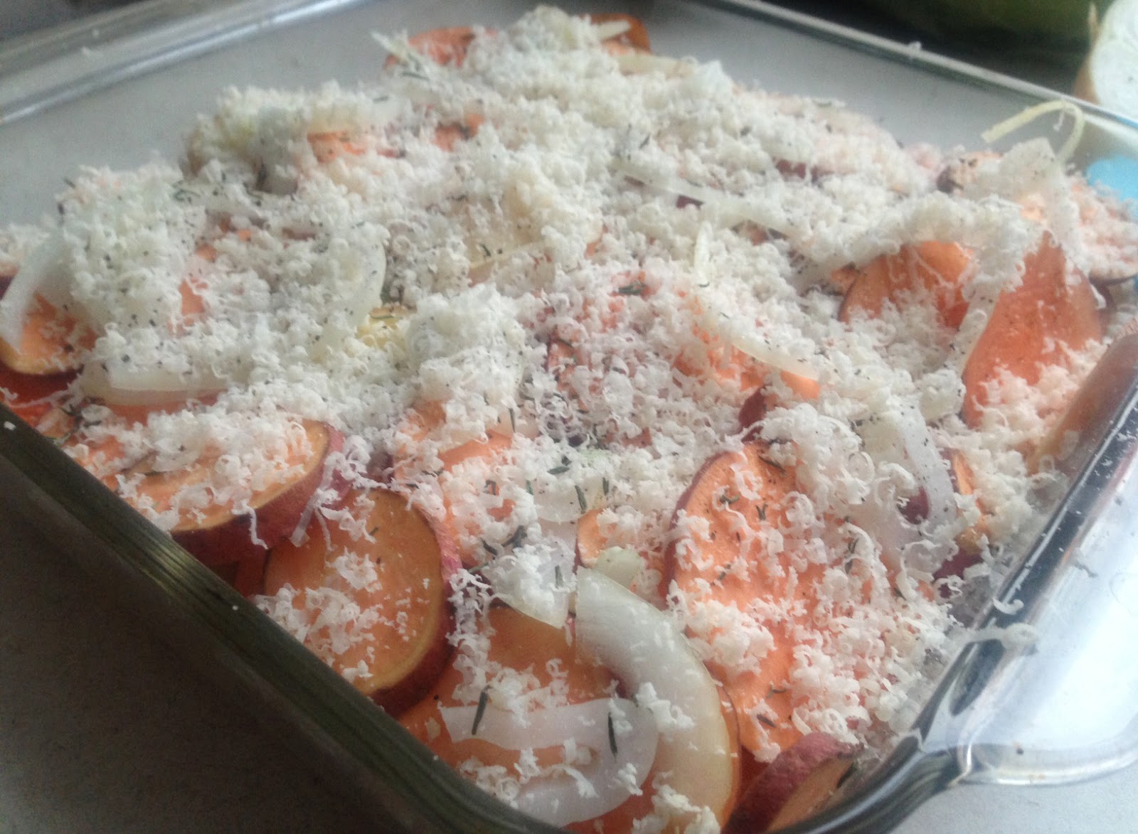 Eat, Run, Read: Asiago Sweet Potatoes