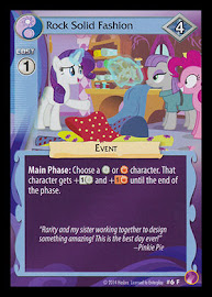 My Little Pony Rock Solid Fashion Rock N Rave CCG Card | MLP Merch