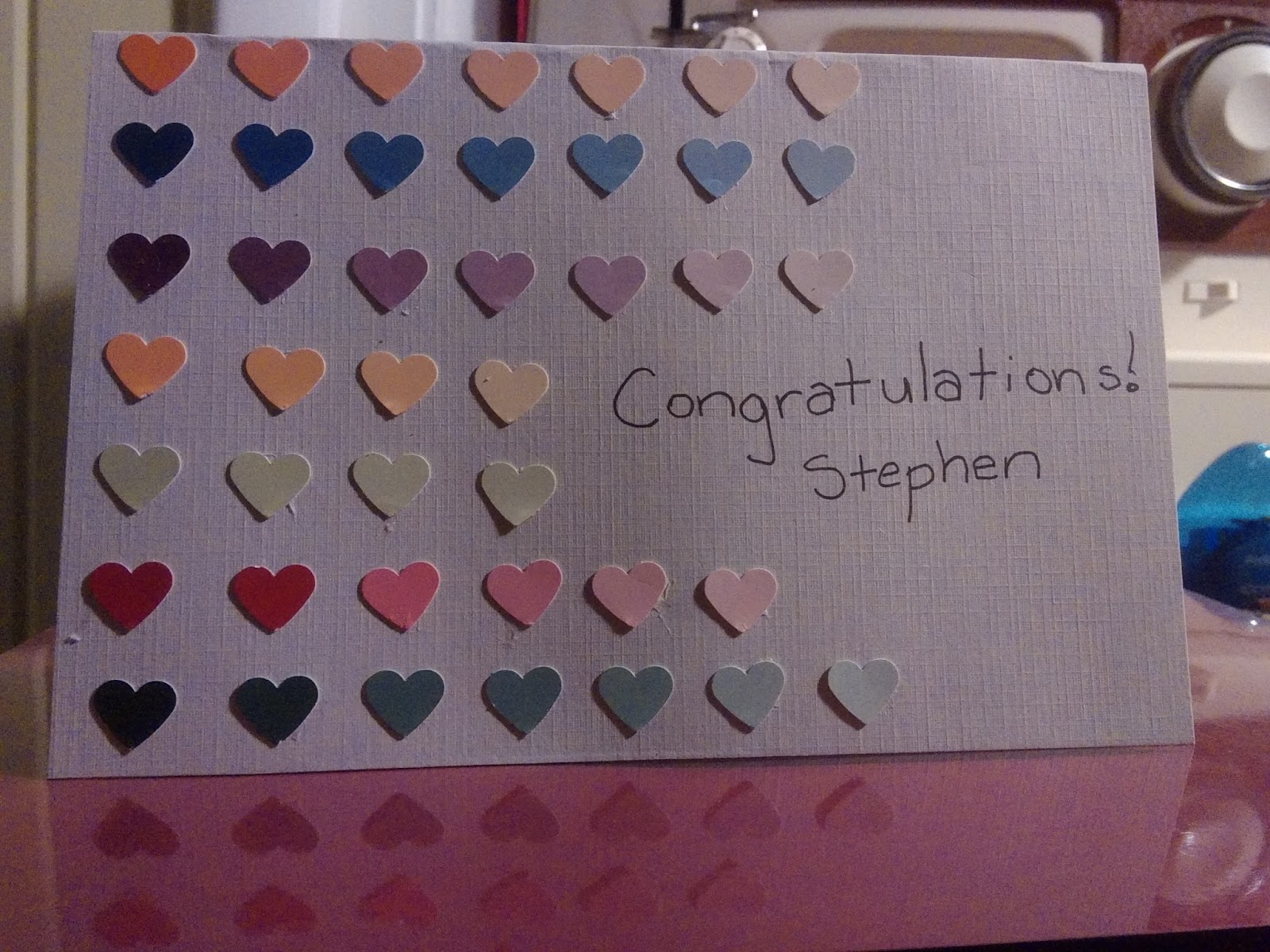 green and frugal home: homemade cards from paint sample booklets