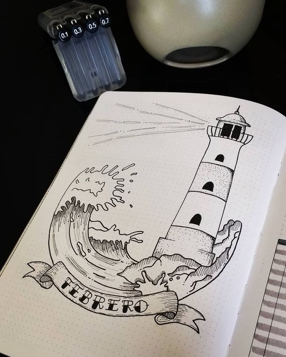 BULLET JOURNAL: 10 Ideias de Capas para FEVEREIRO - BLOG ALINE RIBEIRO