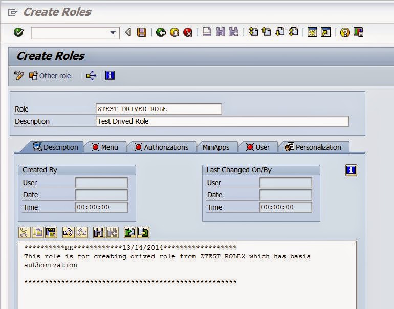 SAP Basis And Security: Derived Role Creation