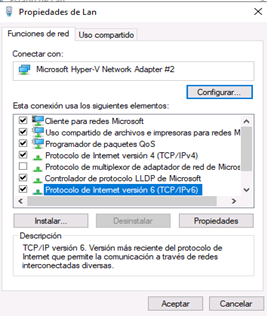 IPv6 DNS en Windows Server 2019