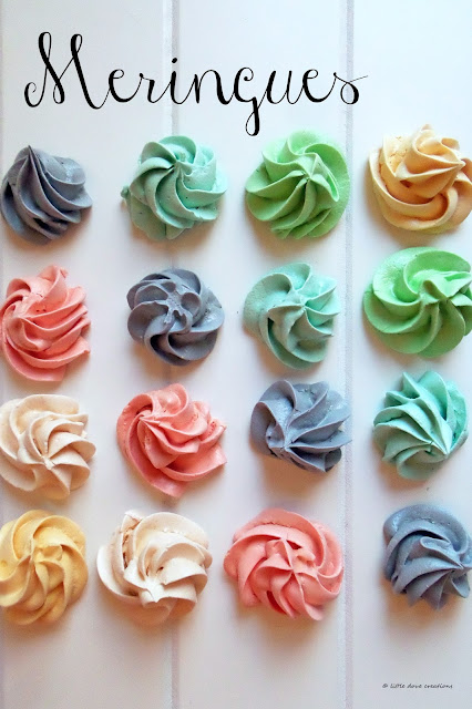 Little Dove Creations: meringues