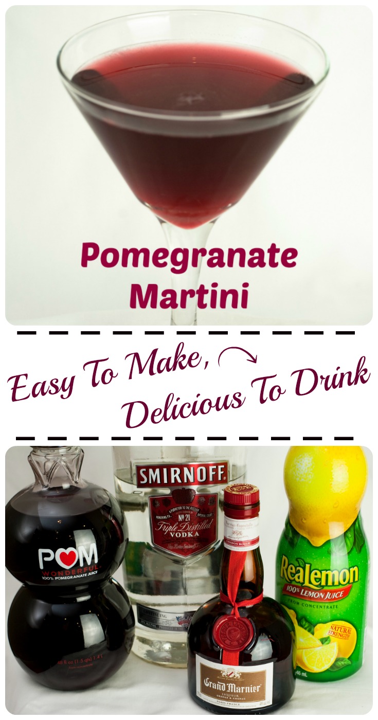 Pomegranate Martini - A Year of Cocktails
