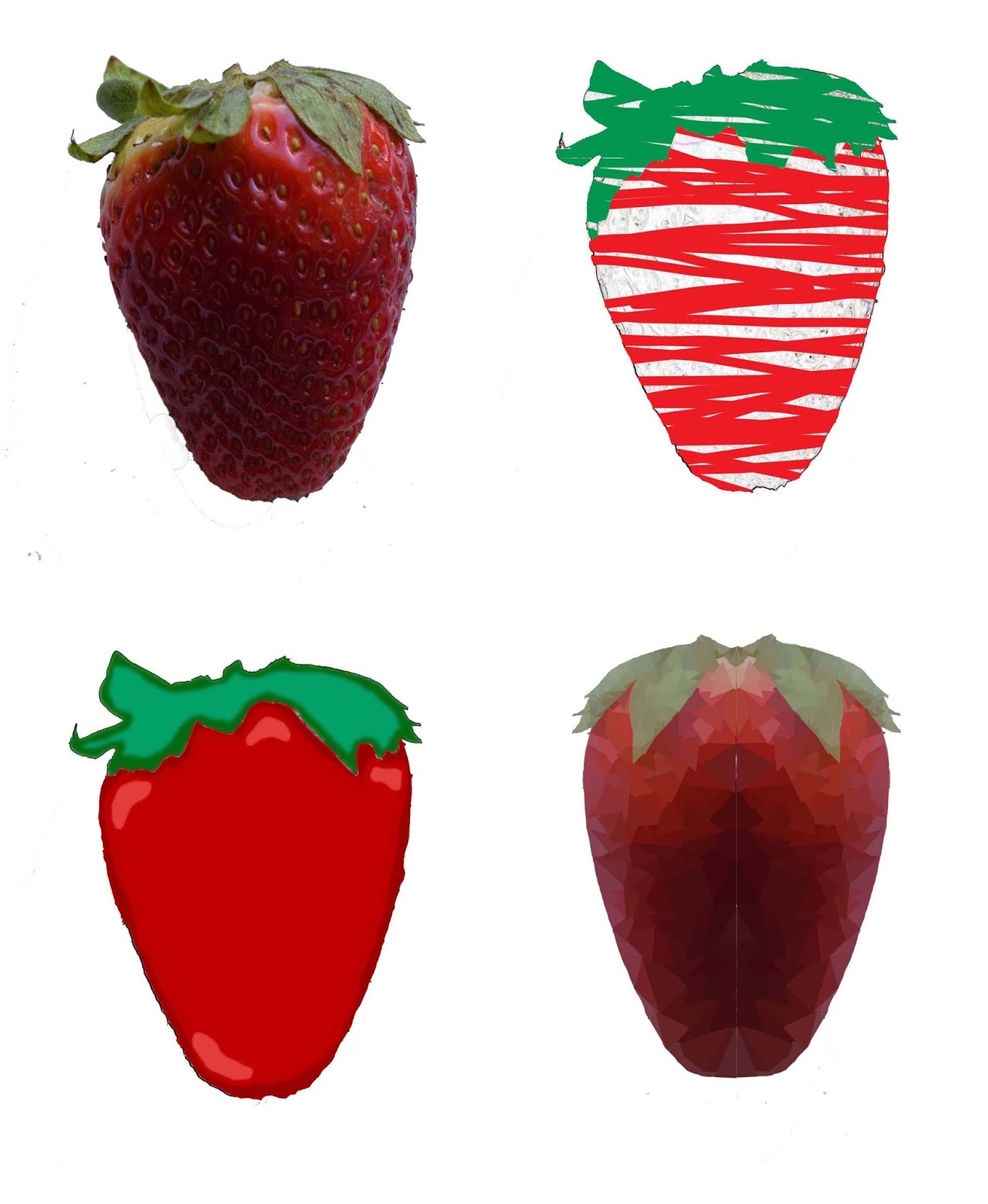 Hey, That's My Art Teacher: Photoshop Tutorial Strawberry