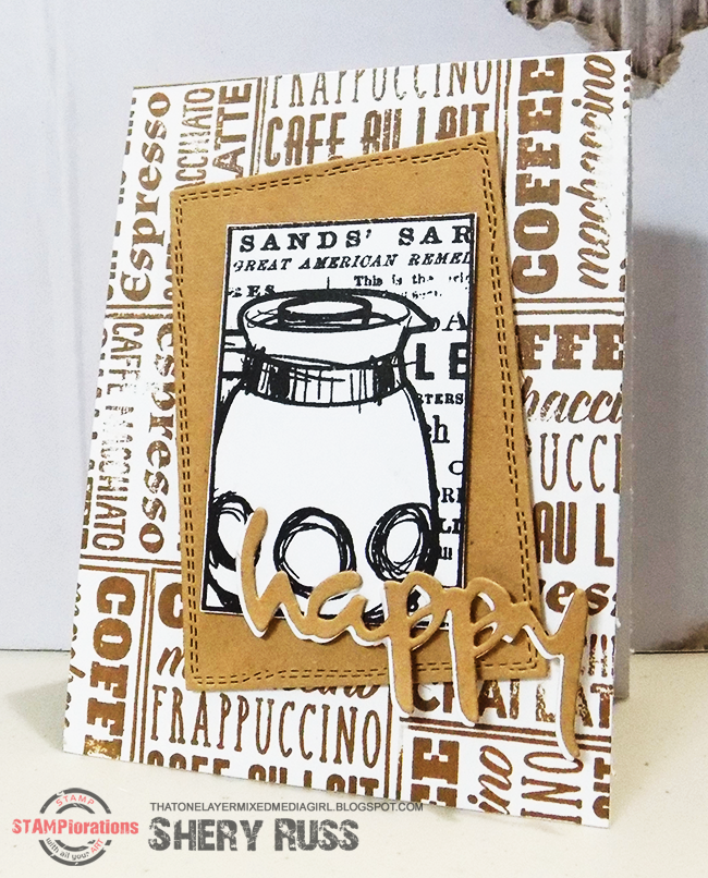 That One Layer Mixed Media Girl: Paper craft project no. 446: Coffee cards