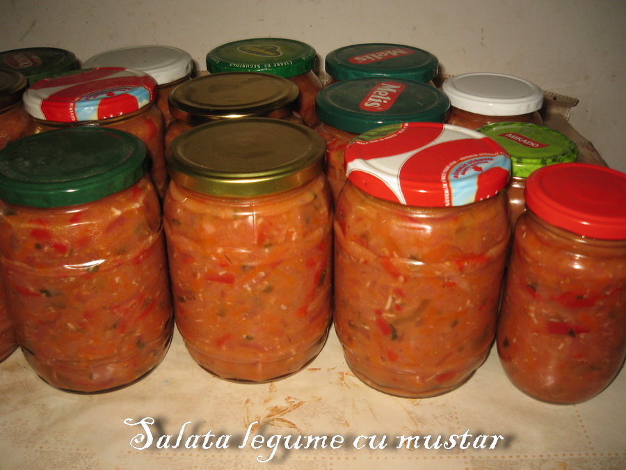 Din gradina,: Salata de legume cu sos de mustar
