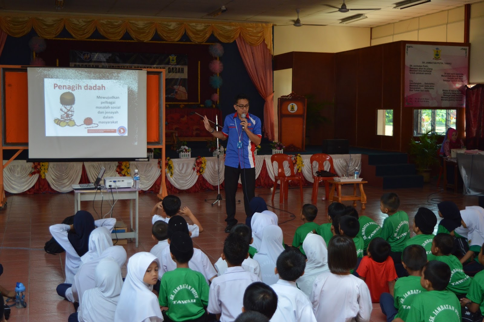 UNIT PPDa SK JAMBATAN PUTIH TAWAU: CERAMAH ANTI DADAH