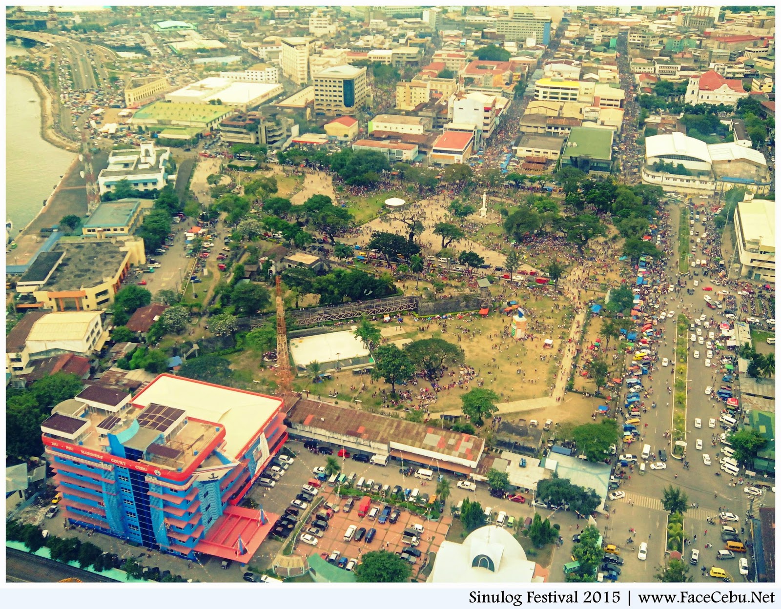 Cebu Aerial View During Sinulog Festival 2015 - FaceCebu | Cebu ...
