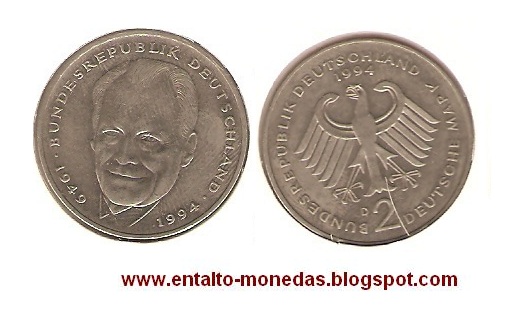 Moneda de 2 Marcos - ALEMANIA - Km#183 | Catalogo de Monedas