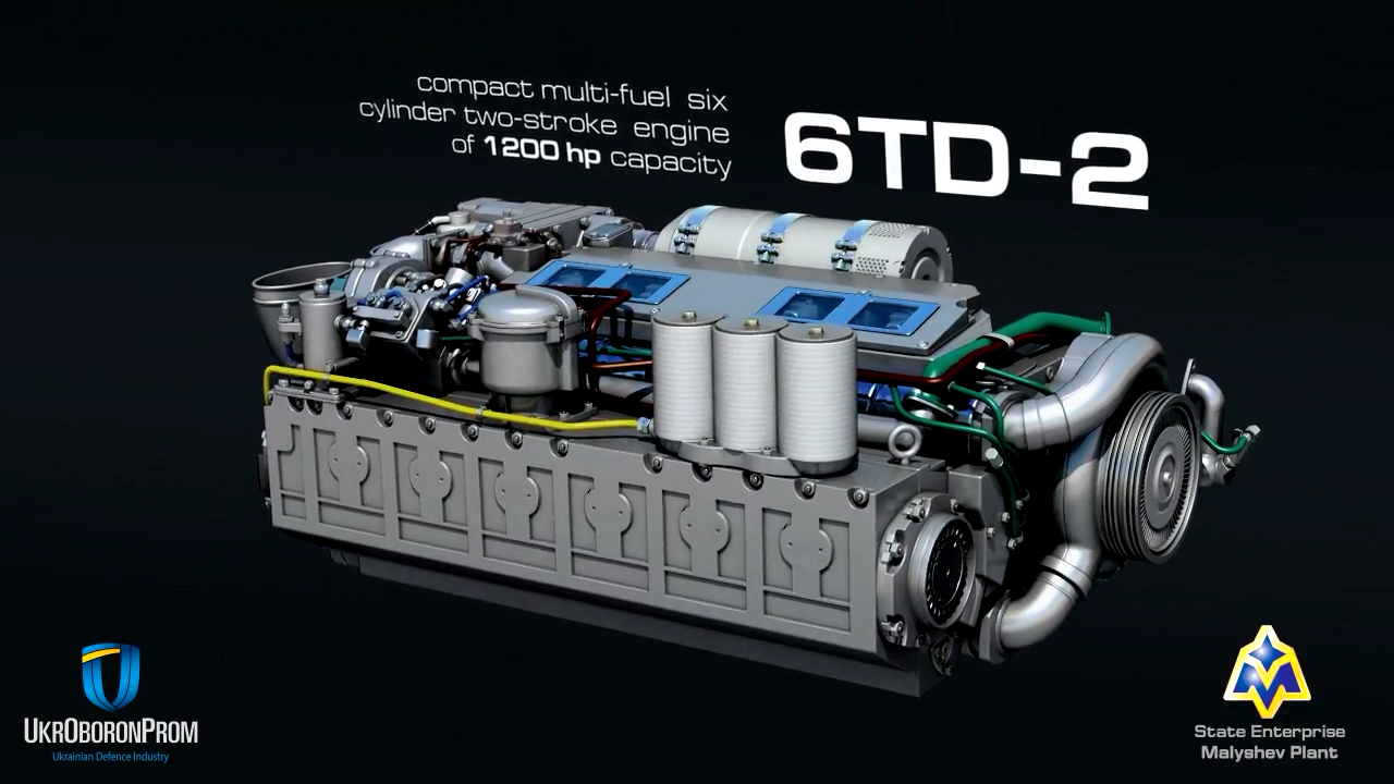 Glavcom: 6TD-2E ukrainian tank engine