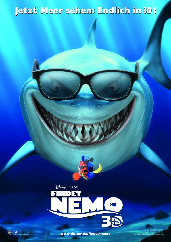 Findet Nemo: Deutsches 3D Poster zum Animationsabenteuer ~ MyKinoTrailer