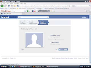 Create Free Account: Facebook