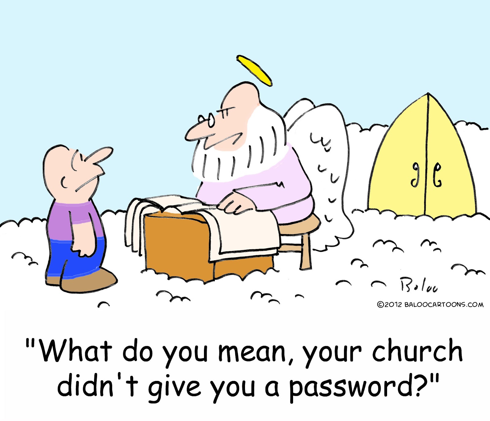 BALOO'S CARTOON BLOG: St. Peter cartoon