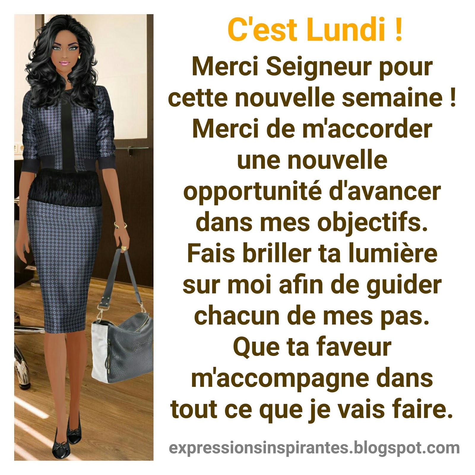 Expressions : Merci Seigneur pour cette nouvelle semaine