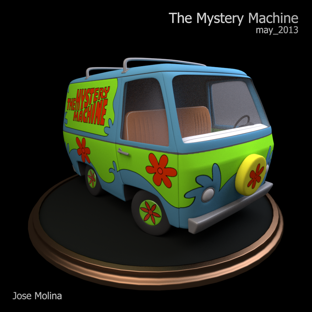 The Mistery Machine 3D recreation | Jose Molina