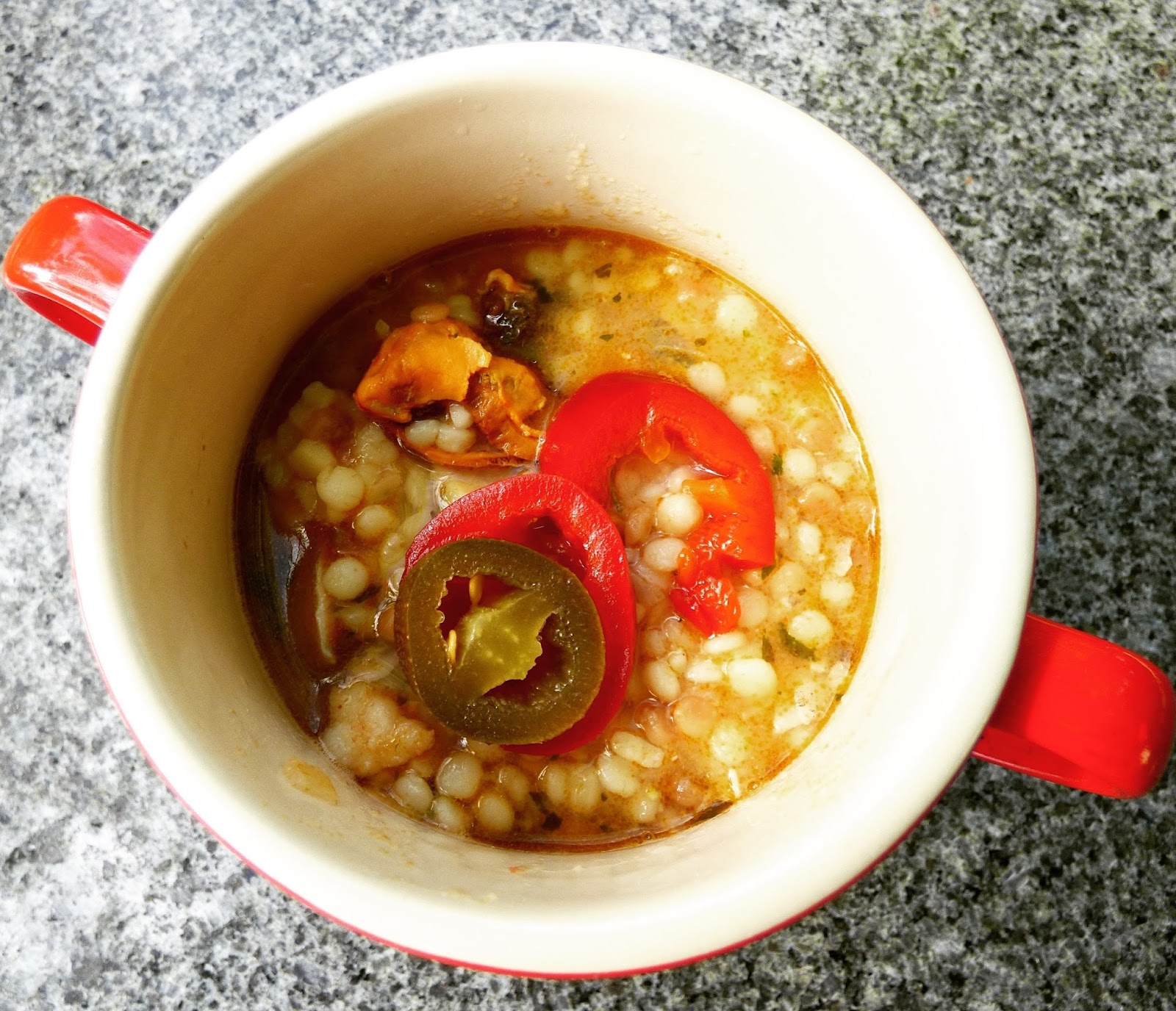 Chez Maximka: Seafood Fregola Sarda