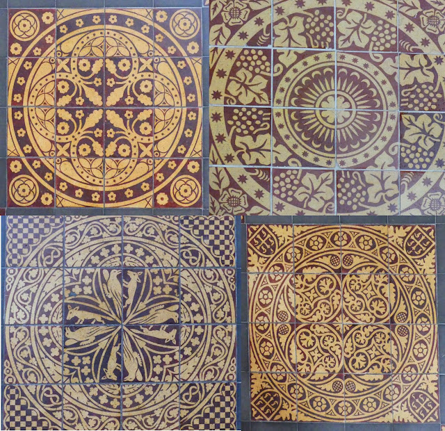 Julia Garner : Medieval tiles in St Davids Cathedral