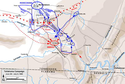 ONCE A CIVIL WAR: June 23, 1863---The Tullahoma Campaign: The Union ...