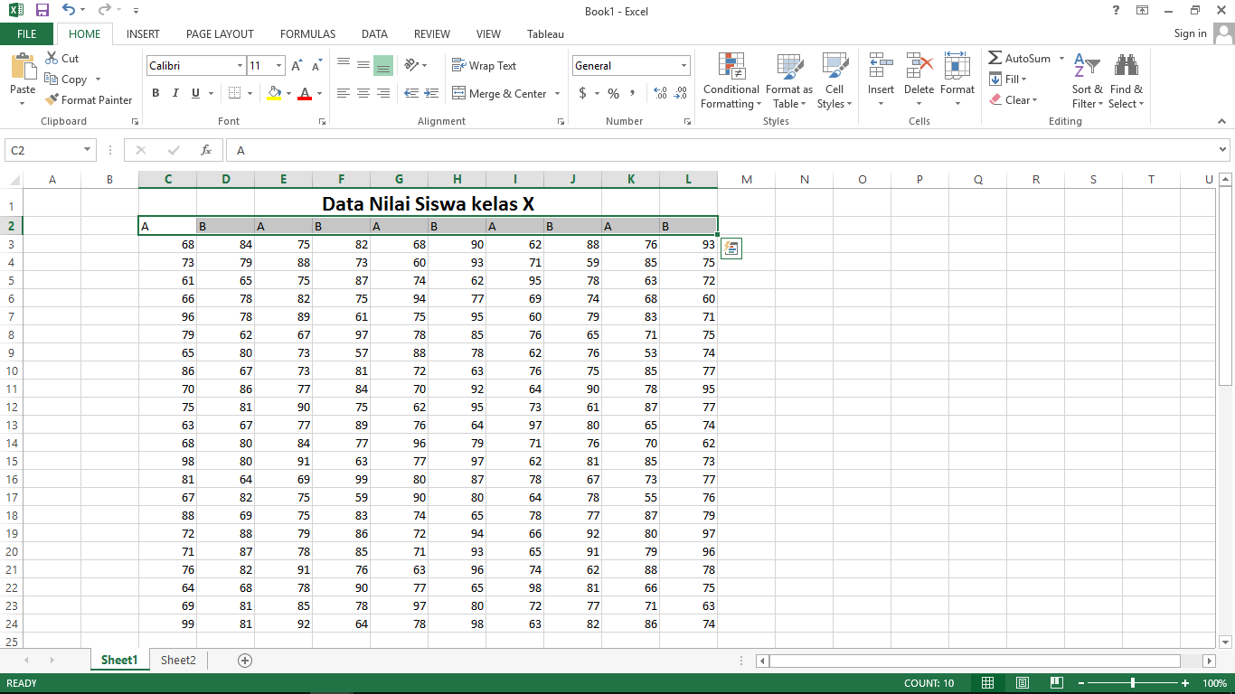 Cara untuk meng-input data dari Excel ke SPSS dengan cepat