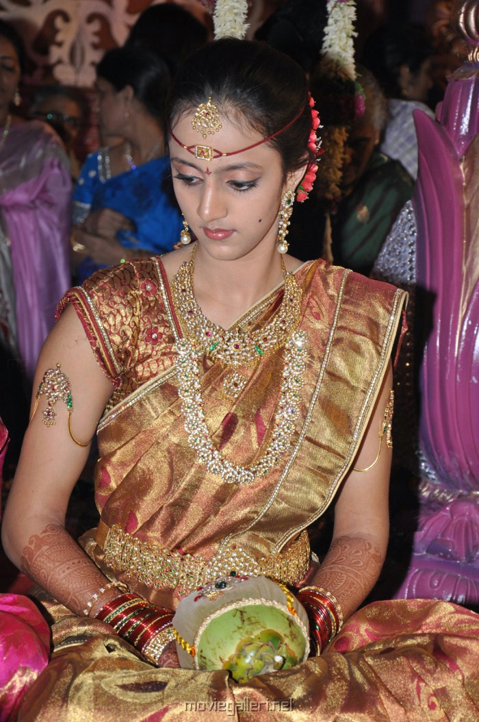 Lakshmi Pranathi Latest Photos, Lakshmi Pranathi Marriage Saree Pics ...