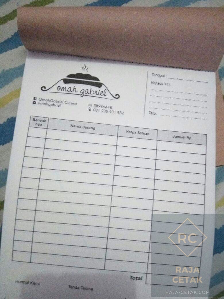 Ini Manfaat Nota Untuk Perusahaan Anda - PERCETAKAN ONLINE TERPERCAYA ...