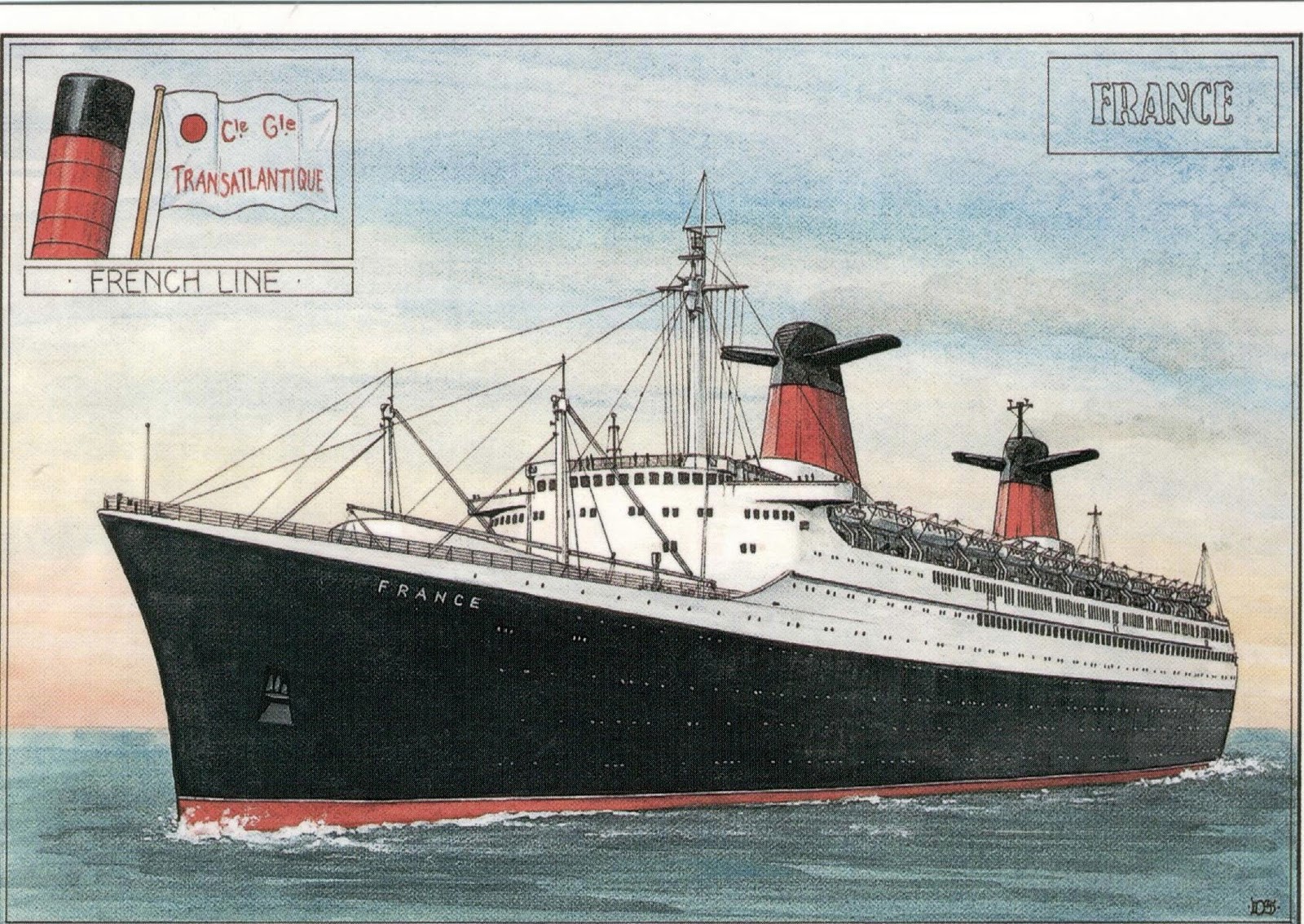 SS "FRANCE" of 1962