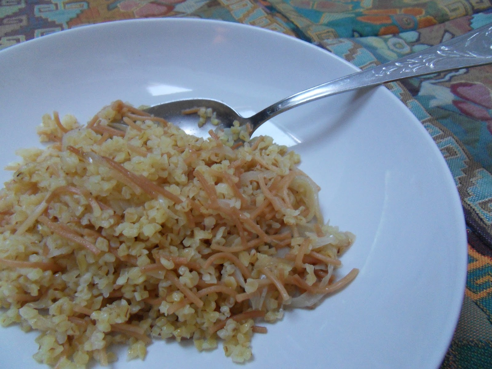 Diana's Cook Blog: Pilaf de boulgour et vermicelles